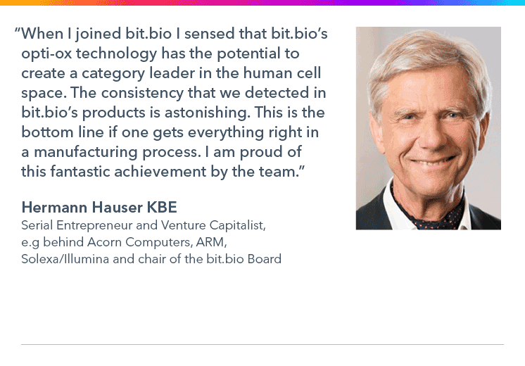 bit.bio is industrialising human cell manufacturing