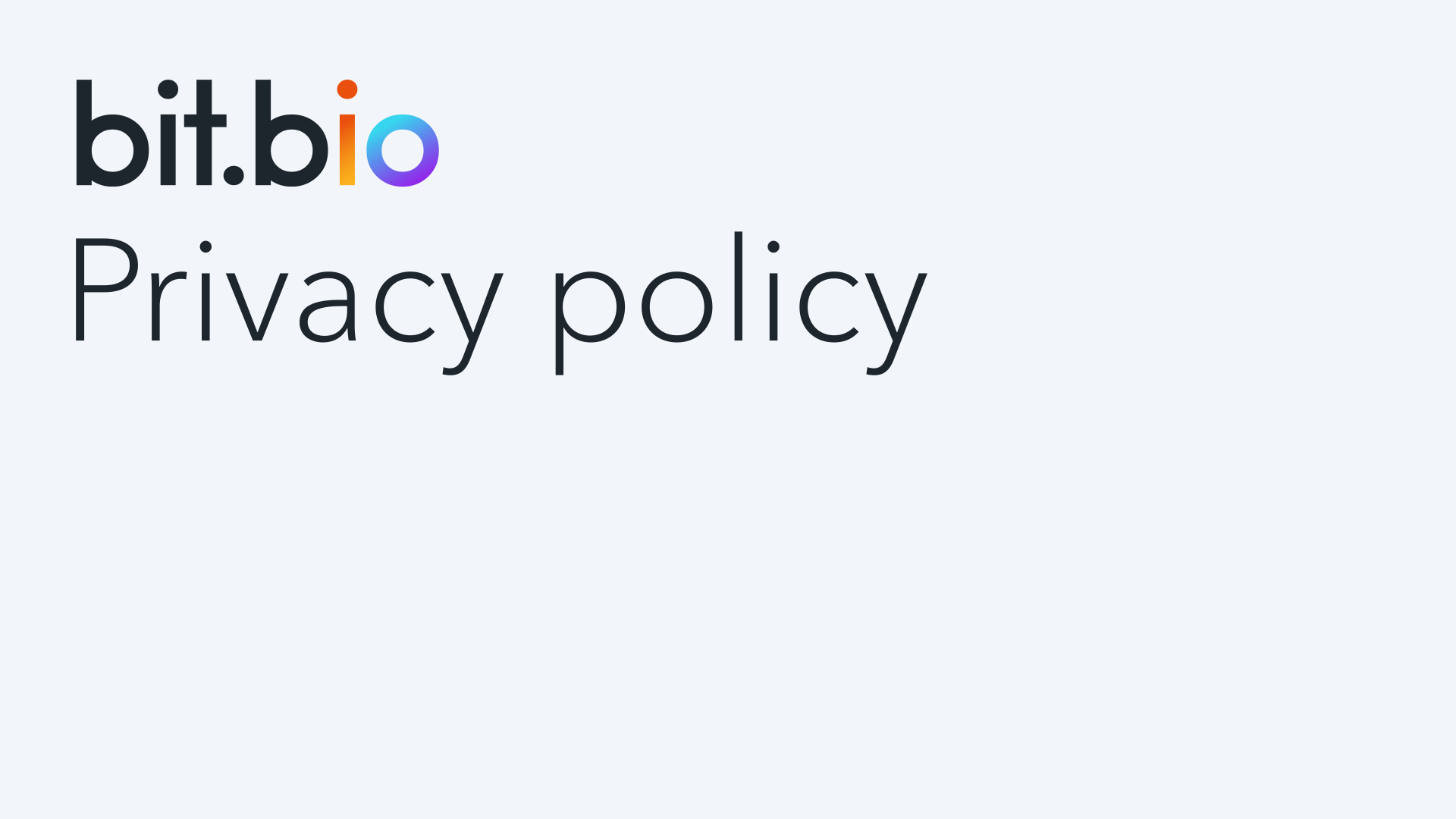 Candidate Privacy notice for bit.bio